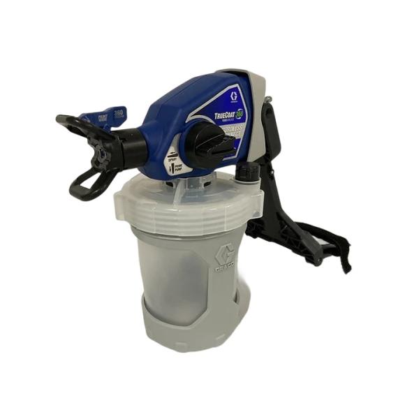 ●TrueCoat360 コードレスコネクトドリルスプレー手持ちの充電式電動ドリルorドライバーを装着することで電動ドリルスプレーとしてすぐに使えます。・充電タイプだからエアー源不要でどこでも使える<br>・コードレスで逆さ使用...