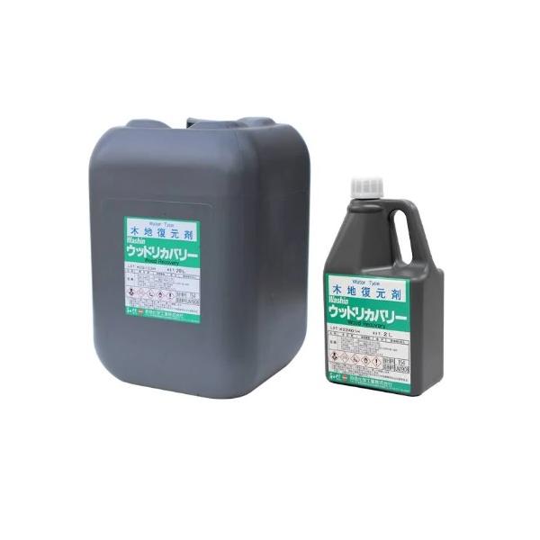 ウッドリカバリーは木地復元剤。<br>木材本来の赤太白太はそのままに<br>カビ・シミ・あくを抜いてもとの木肌を復元します。<br>仕上げにガードラックを組み合わせることで、その効果を長期間保ちます。&l...