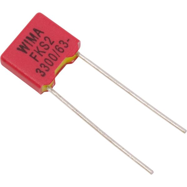 5mm間隔の高品質Wima FKS 2フィルムコンデンサです。これらの63Vコンデンサは、エフェクトペダル、シンセサイザー、その他のスタジオ機器などの低電圧アプリケーションに最適です。Wima FKS 2コンデンサは、ポリエステル（PET）...