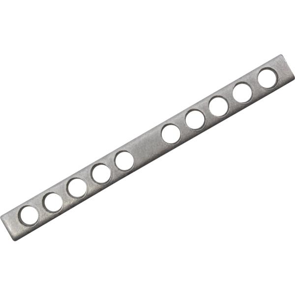オリジナル、USA製、50mm間隔の10穴キーパーバー。 キーパーバーは、ソープバー P-90 ピックアップ用に設計されています。 予備の穴はピックアップの取り付けネジ用です。 このプレミアムキーパーバーは生のスチール製です。オリジナル、M...