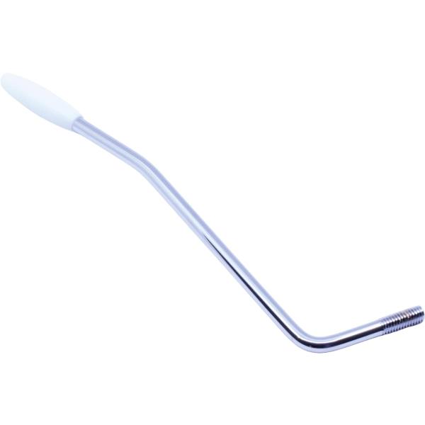 Squier Standard Series Stratocasterギター用、フェンダー純正トレモロアーム。6mmクローム仕上げのアームにはホワイトチップが付属しています。特徴：クローム仕上げのトレモロアームホワイトチップ付属6mmネジ