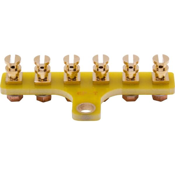 チューブソケット取り付け穴に直接取り付けるためのタブ付きの単列タレットストリップ。 スクリューマウントタレットは金メッキ真鍮製で、2mm厚のボードに事前に取り付けられています。 取り付け穴の直径は0.15インチです。 これらのタレットストリ...