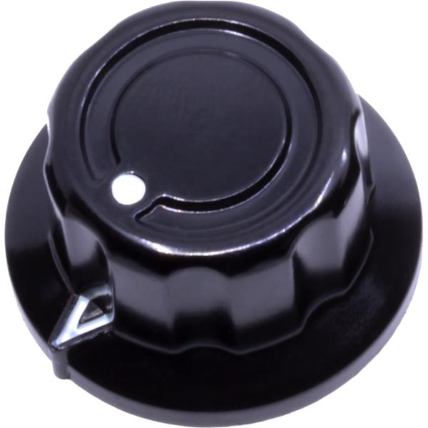 セットスクリューと真鍮インサートを備えたフェノールスカート付きノブ。これらのスカート付き円形ノブは、660 / 670などのFairchildコンプレッサーで使用されているクラシックなノブによく似ています。スカートにはV字型のペイントインレ...