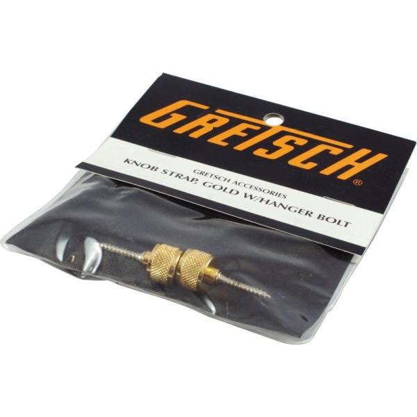 ギター用グレッチねじ込み式ストラップボタン、2個入りパッケージ