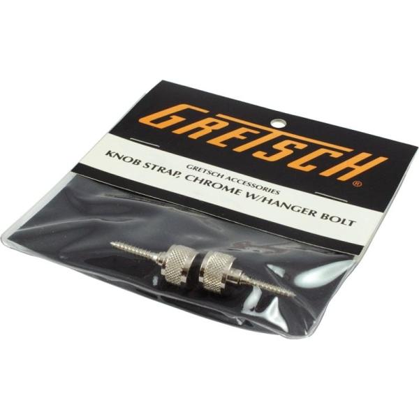 ギター用グレッチねじ込み式ストラップボタン、2個入りパッケージ