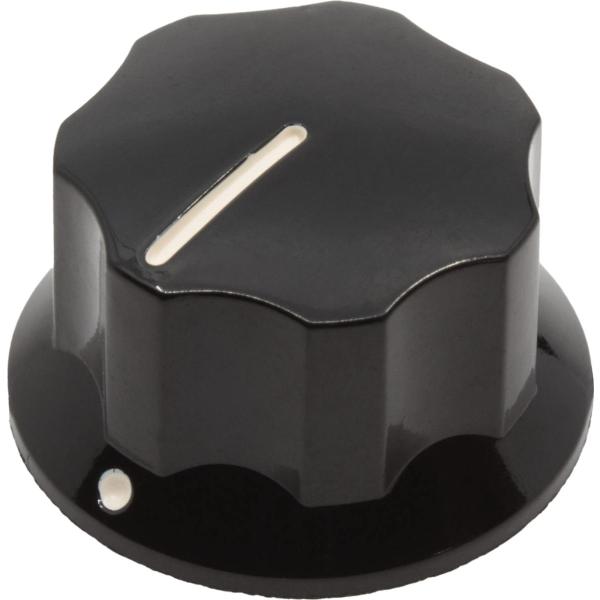 ジャズベース用の正規フェンダーデュアル同心ノブ。 下部のノブは1/4インチのソリッドシャフトに適合し、上部のノブは3/16インチのソリッドシャフトに適合します。 どちらも付属のセットネジで取り付けます。 トップとボトムは別売りです。