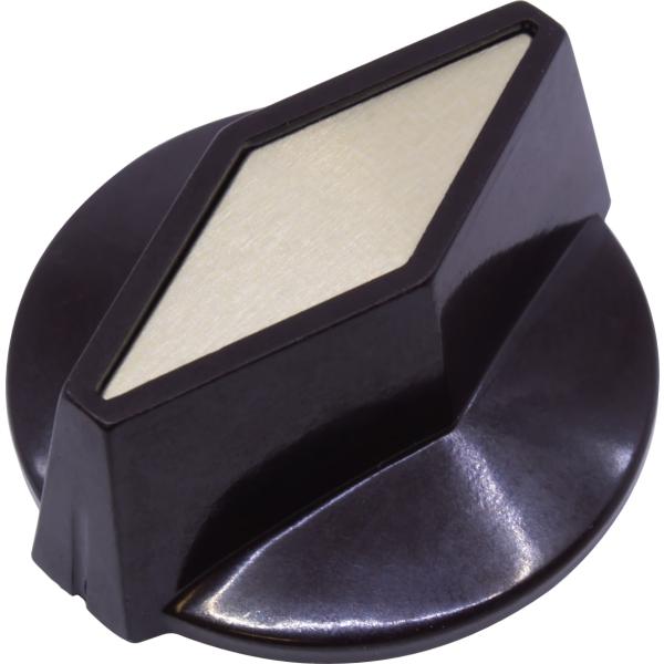 ローガン社製の高品質の米国製ノブ。これらの固体フェノール ノブは、独自のダイヤモンド形状のグリップにブラッシュド メタル インレイを備えています。 TV ノブやクッカー ノブと呼ばれることが多いこれらの正規ローガンは、さまざまなリッケンバッ...