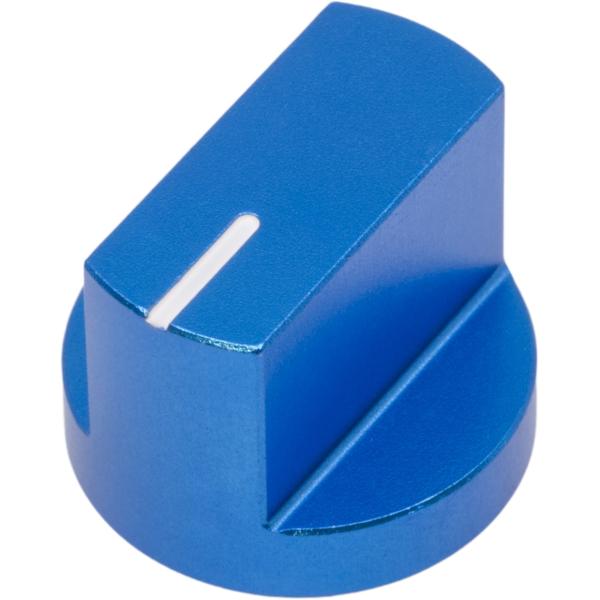 止めネジ付きの堅牢なアルミニウム製コントロールノブ。このノブはつまんだグリップを持ち、サイズと外観はDavies1510と似ていますが、より鋭角になっており、独特の外観になっています。1/4インチ (6.35mm) ポットシャフトに適合します。