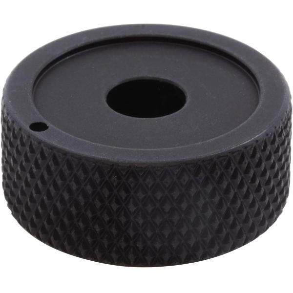 1960年のジャズベース用の純正フェンダーデュアル同心ノブ。 下部のノブは1/4インチのソリッドシャフトに適合し、上部のノブは3/16インチのソリッドシャフトに適合します。 どちらも付属のセットネジで取り付けます。 トップとボトムは別売りです。