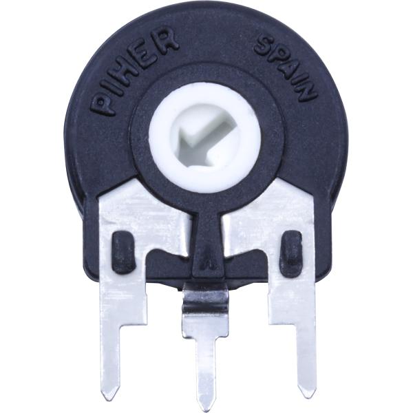 Piher PT-15 15mm カーボン トリマー ポテンショメーター。 これらのトリマーは、さまざまなアンプや機器で使用されており、特にマーシャル アンプで使用されています。特徴：カーボン抵抗素子防塵筐体ポリエステル基材