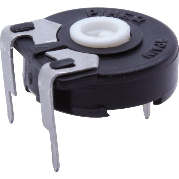 1 kΩ Piher PT-15 15mmカーボントリマーポテンショメータ。 これらのトリマーは、さまざまなアンプや機器で使用され、スロット付きの上部調整でPCBに水平に取り付けられます。特徴：カーボン抵抗素子防塵エンクロージャーポリエステル基板