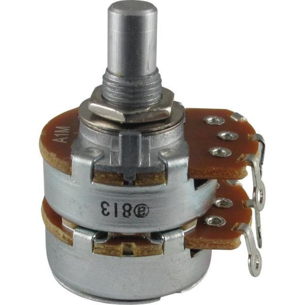 24mmの炭素組成300°回転1/4 "ワット、250VDC定格直径1/4 "シャフト