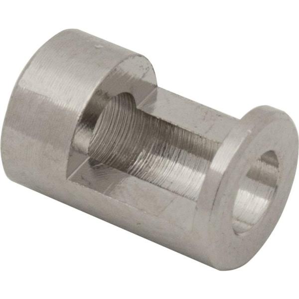 このニッケルメッキ真ちゅう製アダプタースリーブは、0.125インチ（3.17mm）シャフトポテンショメーターを1/4 "シャフト（6.35mm）に変換し、1/4"ノブをより広範囲のポテンショメーターで使用できるようにします。 スリーブの切り...