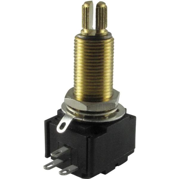 ボーンズリニア、.75 "ブッシングの長さ。導電性ポリマー、0.625 "W x 0.625" L x 0.5 "D本体。1/4 "ワット、300°回転。1/4 "シャフト直径。はんだラグ。3/8 "ブッシング。刻み付きスプリットシャフト。