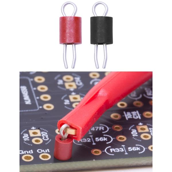 測定や試験を容易にする小型PCBテストポイントです。これらの接点は基板にはんだ付けして恒久的に接続できるだけでなく、一時的に接続するために張力をかけておくこともできます。各種テストリードと組み合わせることができ、はんだ付け前に様々な部品を簡...