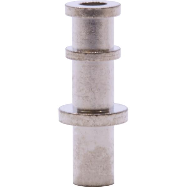 中空タレット ターミナル、真鍮、長さ 0.172 インチ、プレミアム仕上げ・メッキ：錫パネルの厚さ : .125 [3.2]素材 : 真鍮取付穴：0.116端末の長さ : 0.312端子スタイル : 管状タレットタイプ : はんだタレット端...