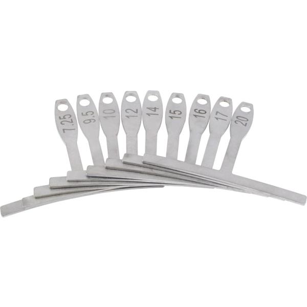 ロー プロファイル アルミニウム アンダーストリング ラジアス ゲージは、正確な測定のために精密に丸みを帯びた上部と下部を備えています。 スリムな形状により、ギターの弦を外さずに複数の半径を測定できます。・ゲージの底の半径を使用して、楽器の...