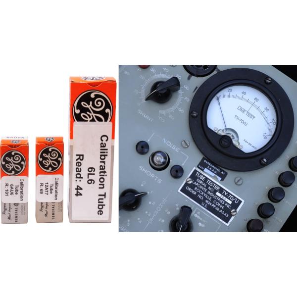TV-7真空管テスターの校正に使用する測定済み真空管のセットです。 各真空管の値は、自宅で TV-7 テスターを校正する目的で測定され、含まれます。このキャリブレーションの手順はオンラインで参照できます。 以下の 3 つのチューブが付属しま...
