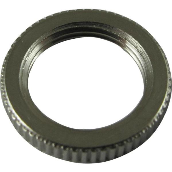 オリジナルスイッチクラフト銅合金刻みロックナット（ニッケルメッキ）外径：5/8 "内径ねじ切り：15/32"幅：3/32 "