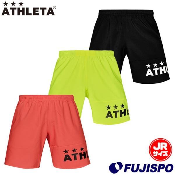 メーカー：アスレタ (ATHLETA)品名：Jrポケ付きプラクティスパンツ品番：02437J■素材MATERIAL：ストレッチウーブン/ メッシュCOMPOSITION：ポリエステル100%■カラーBLK(ブラック)FRE(Fレッド)FYE...