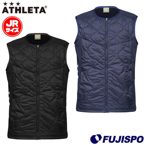 メーカー：アスレタ (ATHLETA)品名：JRグリッド起毛パディングTRベスト品番：04163J■素材ナイロンタフタ/裏起毛ジャージ本体表：ナイロン100%中綿：ポリエステル100%裏：ポリエステル100%(ポリウレタンフィルム)別布：ポ...