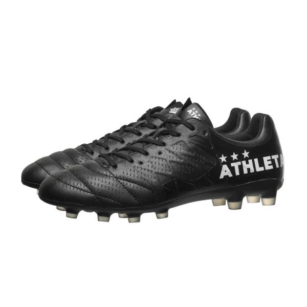 メーカー：アスレタ (ATHLETA)品名：O-Rei H5品番：10020-BLK■アッパーマイクロファイバー・合成樹脂・合成繊維■アウトソール合成底 ベース部(合成樹脂：ナイロン)■カラーブラック■その他仕様中敷き：取替式(グリップタイ...