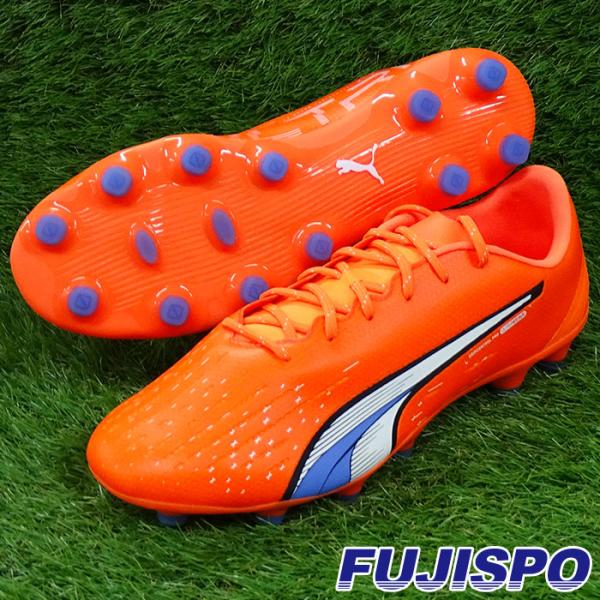 ◇サッカースパイク 大人 メンズ 人工芝 土 ultla SUPERCHARGE PACKメーカー：プーマ (puma)品名：ウルトラ プロ HG/AG品番：107241-01■アッパー ■アウトソール ■カラー ウルトラオレンジ■対応グラ...