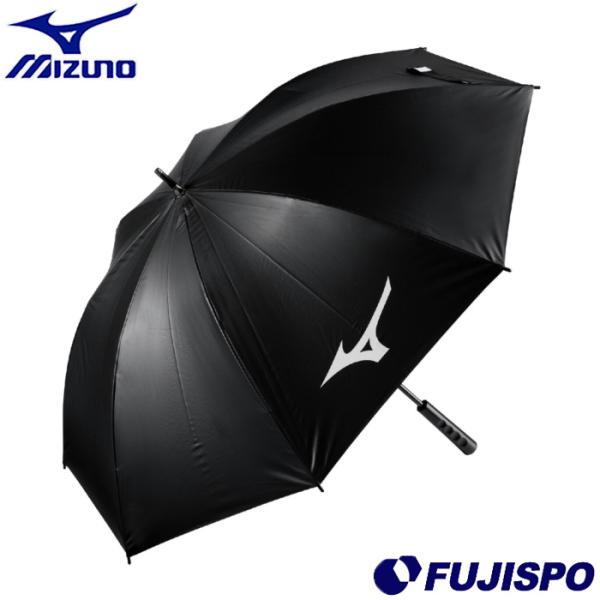 メーカー：ミズノ (mizuno)品名：スポーツ日傘品番：33JYC00109■素材生地：ポリエステル骨：FRPシャフト：アルミ■カラー09(ブラック)■生産国中国製■サイズ親骨の長さ：65cm×8本骨全長：約87cm質量：約410gスポー...