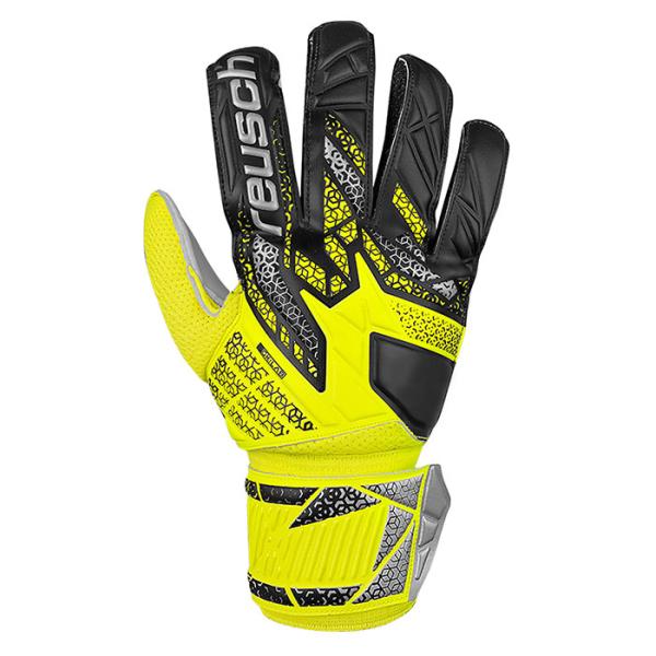 メーカー：ロイシュ (reusch)品名：アトラクト ソリッド品番：5560515-2014■カラーセイフティイエロー×シルバー■サイズ7.5号/8号/9号■生産国ミャンマー製2025年春夏モデル耐久性に優れ、ハードグランド含め全てのグラン...