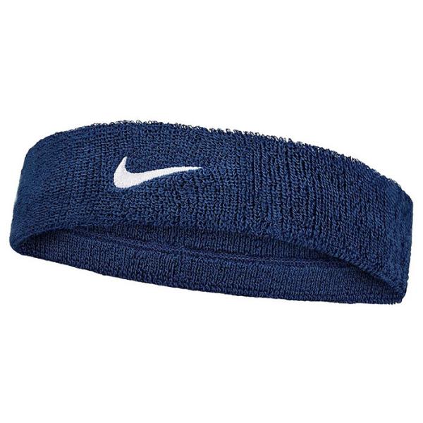 メーカー：ナイキ (NIKE)品名：スウッシュ クラシック ヘッドバンド品番：BN1000-463■素材コットン71%、ナイロン19%、ゴム6%、ポリエステル4%■カラーカレッジネイビー/ホワイト■サイズ長さ17cm×横4.5cm×高さ1....