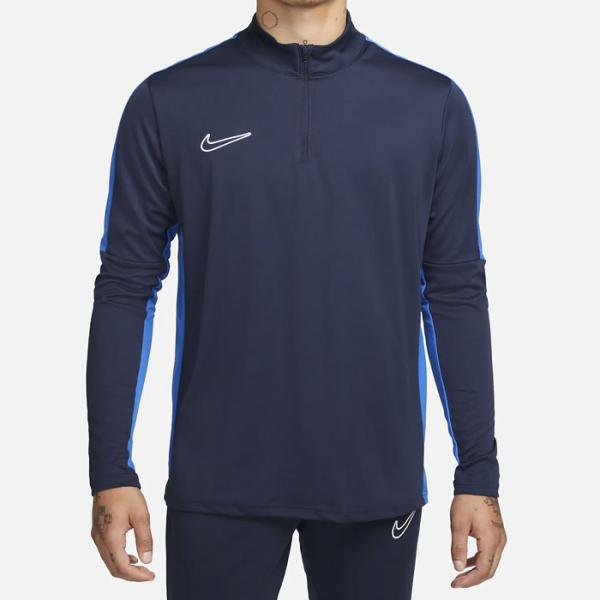 メーカー：ナイキ (NIKE)品名：Dri-FIT アカデミー サッカードリルトップ品番：DR1352-451■素材ポリエステル100％■カラーオブシディアン×ロイヤルブルー×ホワイト■生産国ベトナム、 インドネシア製■サイズS/M/L/X...