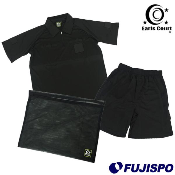 ◇レフェリーシャツ レフェリーパンツ 審判用品メーカー：アールズコート(Earls court)品名：レフリーウェアセット品番：EC-R001レフェリーシャツ、レフェリーパンツ、洗濯ネットの3点セットが登場！■素材ポリエステル100％■カラ...