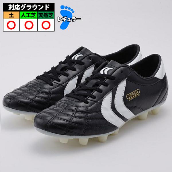 メーカー：ヤスダ (YASUDA)品名：Ligaresta Pro-ex品番：F20002-0001■アッパーカンガルーレザー/人工皮革(フロント：カンガルーレザー/シュータン：牛革/踵：人工皮革)■シュータン牛皮、ピッグスキンの二重構造■...