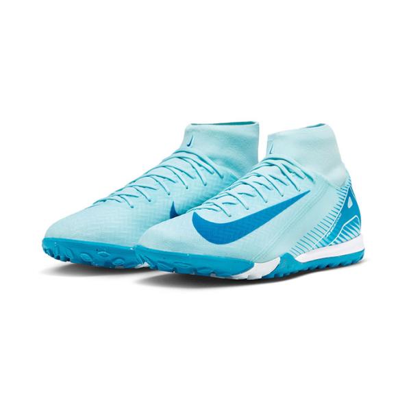 メーカー：ナイキ (NIKE)品名：マーキュリアル スーパーフライ 10 アカデミー品番：FQ8331-400■アッパー合成繊維■アウトソール合成底■カラーグレイシャーブルー/ブルーオービット