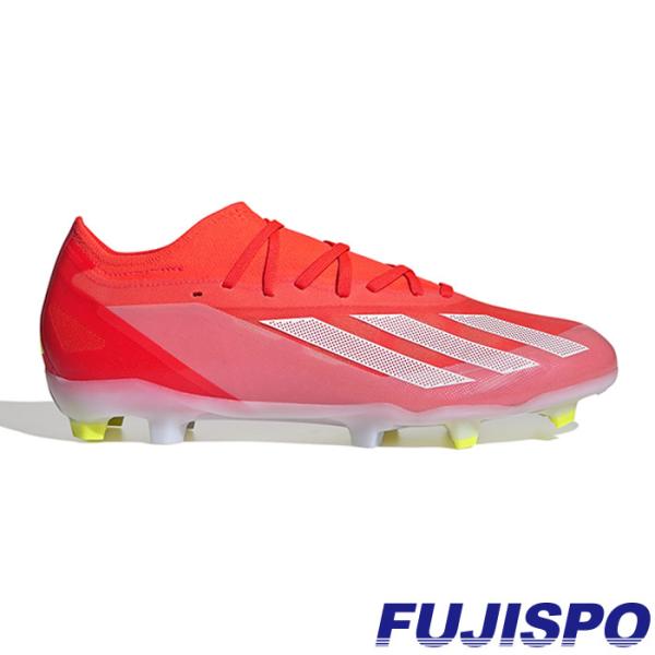 メーカー：アディダス (adidas)品名：エックス クレイジーファスト PRO HG/AG品番：IF0676■アッパー合成繊維■アウトソール合成底■カラーソーラーレッド×フットウェアホワイト×チームソーラーイエロー■対応グラウンド人工芝・...