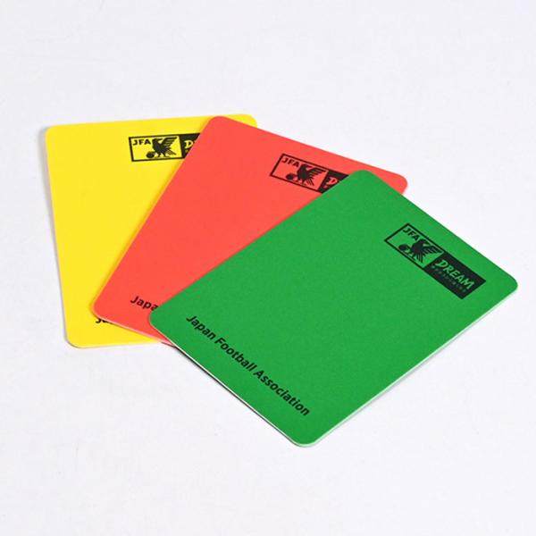 メーカー：JFA品名：JFAオリジナル警告退場グリーンカード品番：O5923■カラーイエロ/レッド/グリーン■生産国日本JFAオリジナル警告退場グリーンカード(各1枚)。イエローカード、レッドカード、グリーンカードそれぞれ1枚ずつのセットで...