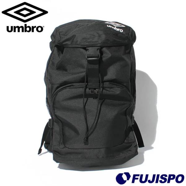 メーカー：アンブロ (umbro)品名：バックパックL品番：UJS1580■素材ポリエステル■カラーブラック■生産国ベトナム■サイズ縦：48cm幅：32.5cm底マチ：17cm持ち手高さ：16.5cmショルダーストラップの長さ：47.5-8...