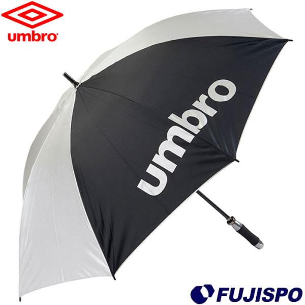 メーカー：アンブロ (umbro)品名：UVケア アンブレラ 全天候品番：UJS9700B■素材生地：ポリエステル100％シャフト：アルミニウム骨：FRPハンドル：EVAアルミニウム■カラーSLV(シルバー)■生産国中国製■サイズ親骨の長さ...