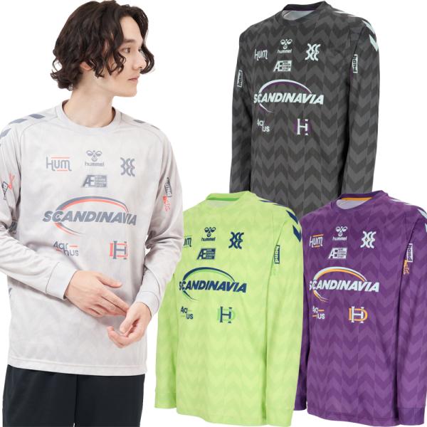 人気のEUROロゴグラフィックと北欧カラーをミックスした長袖プラクティスシャツ。脇下の可動域も確保し、腕も上げ下げもスムーズ。パフォーマンスをサポートします。吸汗速乾素材で汗をすばやく吸収し、発散、快適な着心地が持続します。■カラー90 ブ...