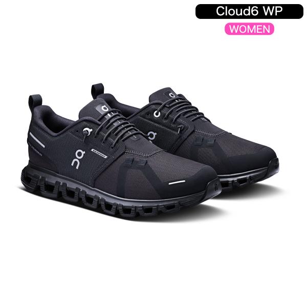 雨天対応の洗練されたデイリーシューズ。スッキリしたシルエットに心地良いクッション性とメンブレンを完備しています。■品名Cloud6 Waterproof■カラー3WF10051043：Black/Black■サイズ22.0-28.0cm■重...