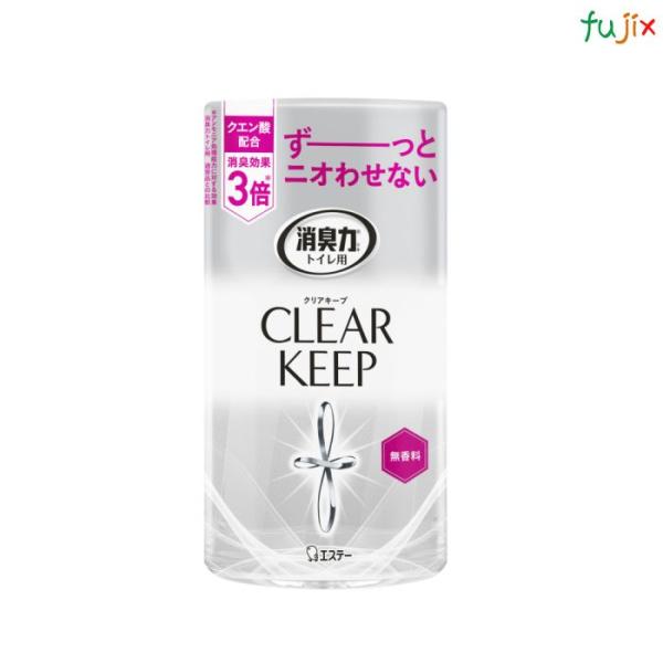 13053 トイレの消臭力　CLEAR KEEP　無香料 商品説明クエン酸の力で消臭効果３倍無香料香りでごまかさずにニオイをしっかりと除去します。●クエン酸の力でトイレ特有の尿のしみつき臭、とびちり臭に３倍※効きます。※アンモニア処理能力に...