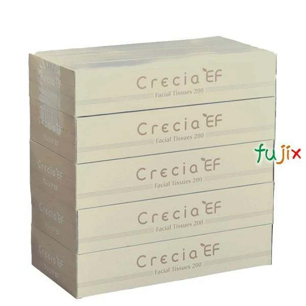 商品名：クレシアEFティシュー　レギュラー200Wパルプ＋紙パック　リサイクルパルプ商品コード：43014（43005から変更）入数：200組×60箱（5箱×12）サイズ：198mm×216mm（シートサイズ）材質：パルプ＋紙パック　リサイ...