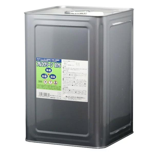 アルコクリーン 17L 一斗缶 アルコール製剤 除菌剤●食品添加物のアルコール製剤●75度のアルコールで高い除菌力を発揮●洗浄後の食器・調理器具等の除菌に最適（第4類アルコール類）●アルコクリーンは食品にかかっても安全です。●除菌後に水洗い...