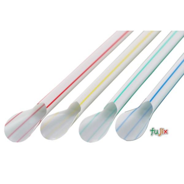 輸入　カキ氷用 スプーンストロー 6mm×21cm 包装なしの商品説明品番：918ブランド：わらおstraw用途：輸入　カキ氷用ストロータイプ：スプーンストローサイズ：6mm×21cmカラー（色）：ストライプ白地包装形態：包装なし（裸）生産...
