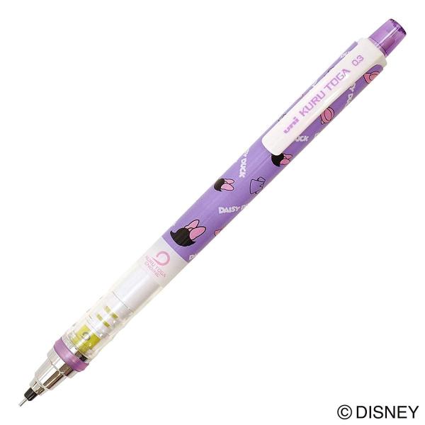 三菱鉛筆 クルトガシャープ 0.3mm /ディズニー 【デイジーダック/DIパープル】  品番:M3-650DS DIP　参考価格:650円＋税＊限定品です。