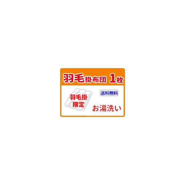 羽毛掛け布団のみ対応羽毛掛け布団以外をご希望の場合は『布団クリーニング　1枚宅配』7020円をご注文ください。丸ごとお湯洗いでふっくらと仕上がります布団袋につめて、宅配業者を呼ぶだけ！オプションで防ダニ・抗菌加工、最大8か月まで保管できるサ...