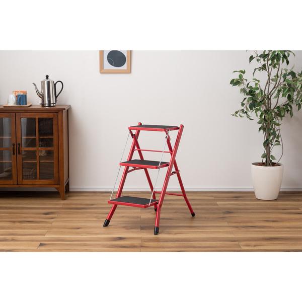 メーカー直送となります。離島への配送は致しておりません。離島は、配送不可となります。  人気のステップ台に3段バージョンが登場しました。踏み台としてはもちろん、ディスプレイ台や簡易チェアとしても活躍してくれます。折りたたみが可能なので、使わ...