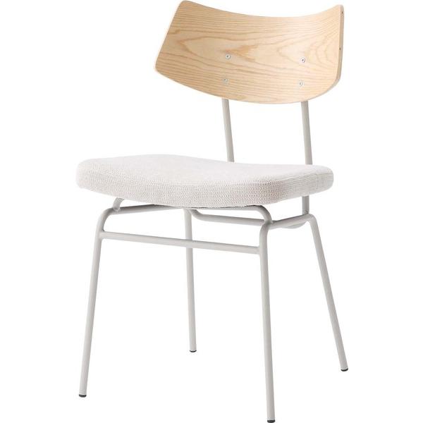 メーカー直送となります。沖縄・離島は、配送不可となります。●異素材MIXなデザインが目を引くチェア。●身体に沿うようにアールを描いた背もたれ部分には木目を活かした天然木を使用。●座面には座り心地を重視したファブリックを採用。●グレー色の細身...