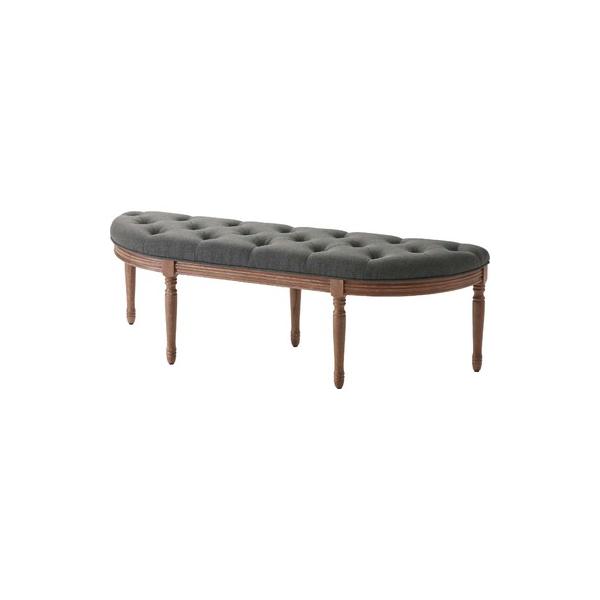 離島への配送は、致しておりません。ボタン留めのディテールや、緩やかなカーブを描く脚部など、伝統的な意匠を散りばめながらもグレーとベージュの穏やかなトーンの生地で、落ち着いたニュアンスカラーで仕上げました。リビングにもダイニングにも自然に溶け...