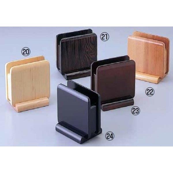 木製ナフキン立 ナチュラルM40-568●サイズ：103×75×H120ｍｍ●材質：木